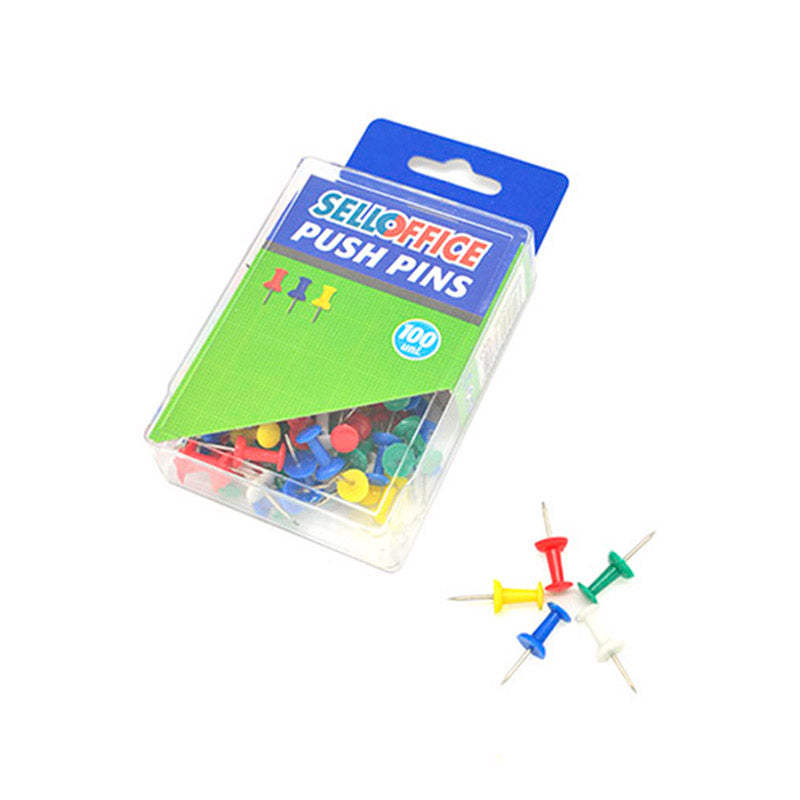Push Pins 100 uni. – Adioffice